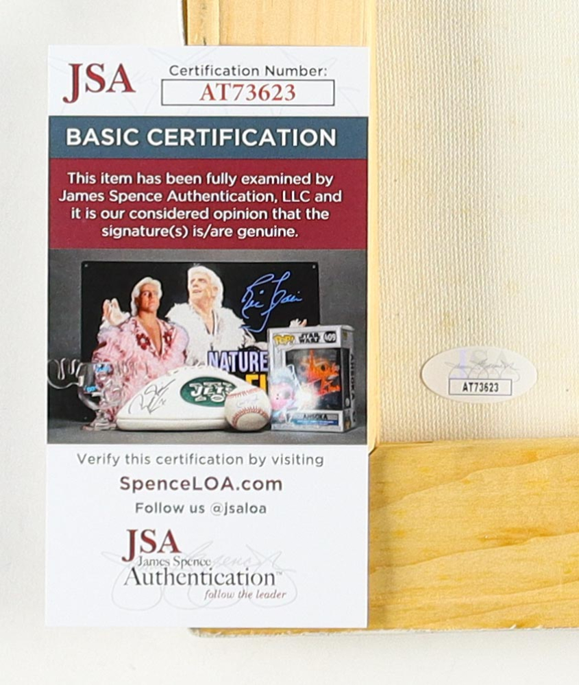 Ferguson Jenkins Signed Gary Longordo Canvas Art Print on Board ...