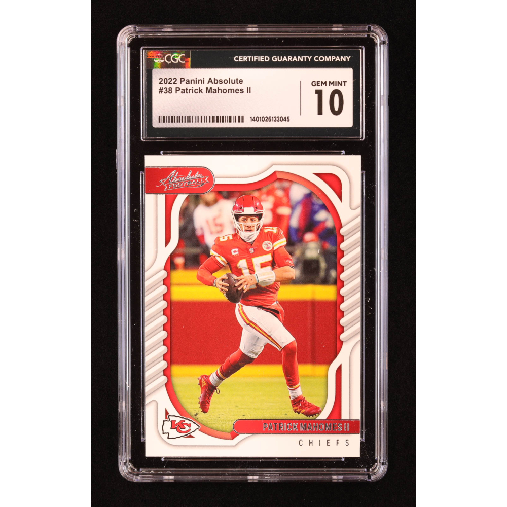 Patrick Mahomes II 2022 Absolute #38 (CGC 10) | Pristine Auction