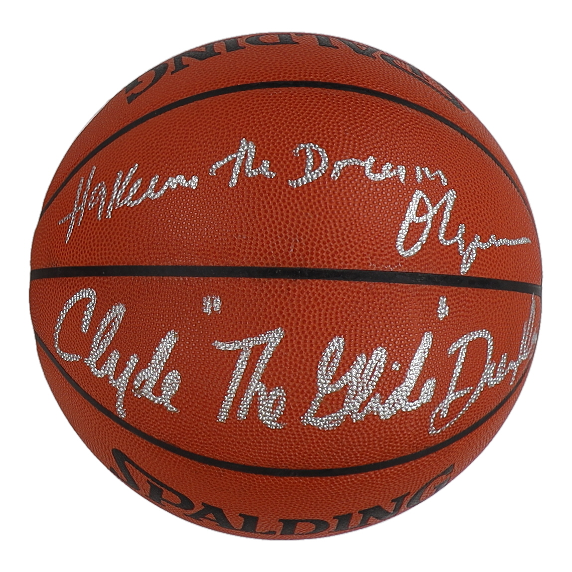 Hakeem "The Dream" Olajuwon & Clyde "The Glide" Drexler Signed NBA ...