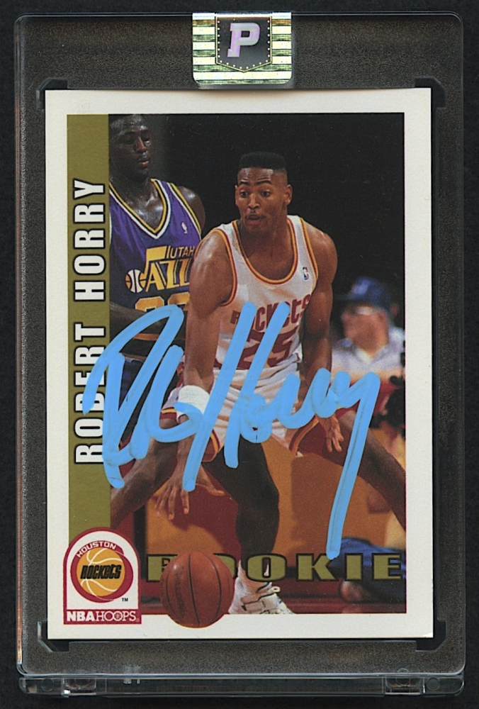 Robert Horry Signed 1992-93 Hoops #392 RC (PA Encapsulated) | Pristine ...
