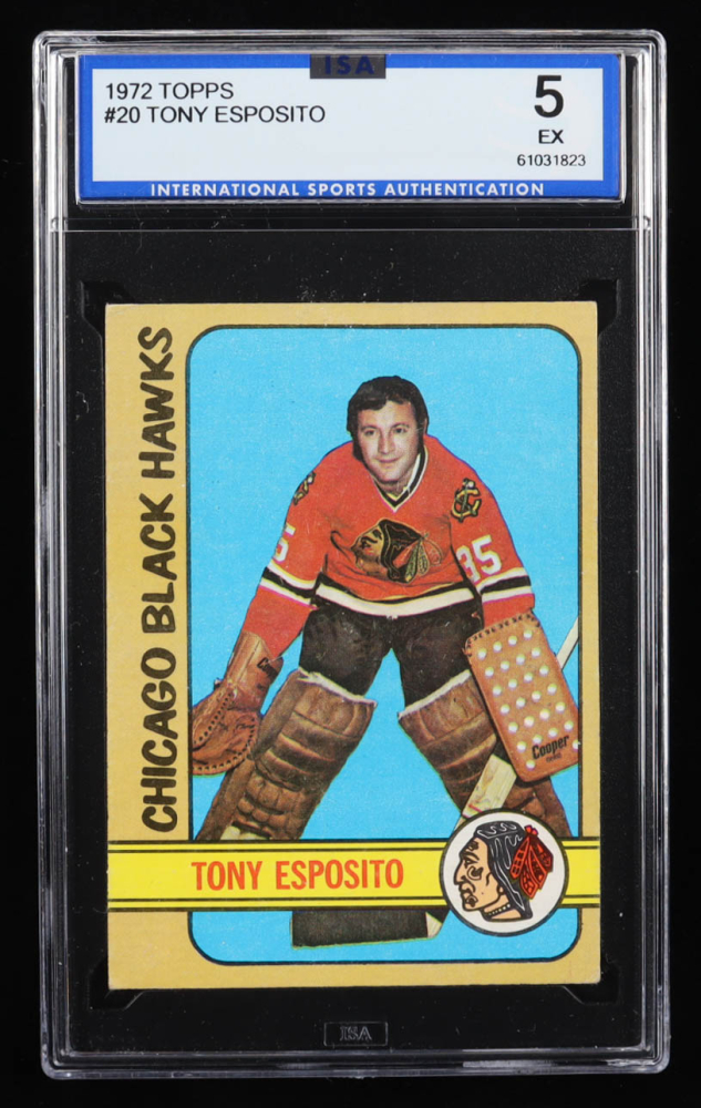 Tony Esposito 1972-73 Topps #20 (ISA 5) | Pristine Auction