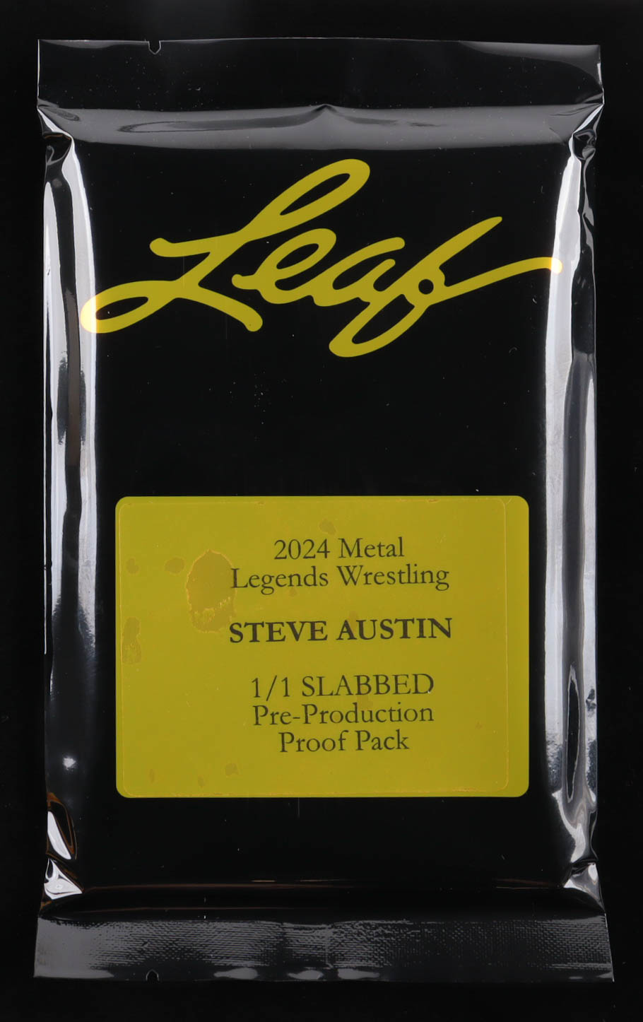 Steve Austin 2024 Leaf Metal Legends Wrestling Slabbed #1/1 Pre ...