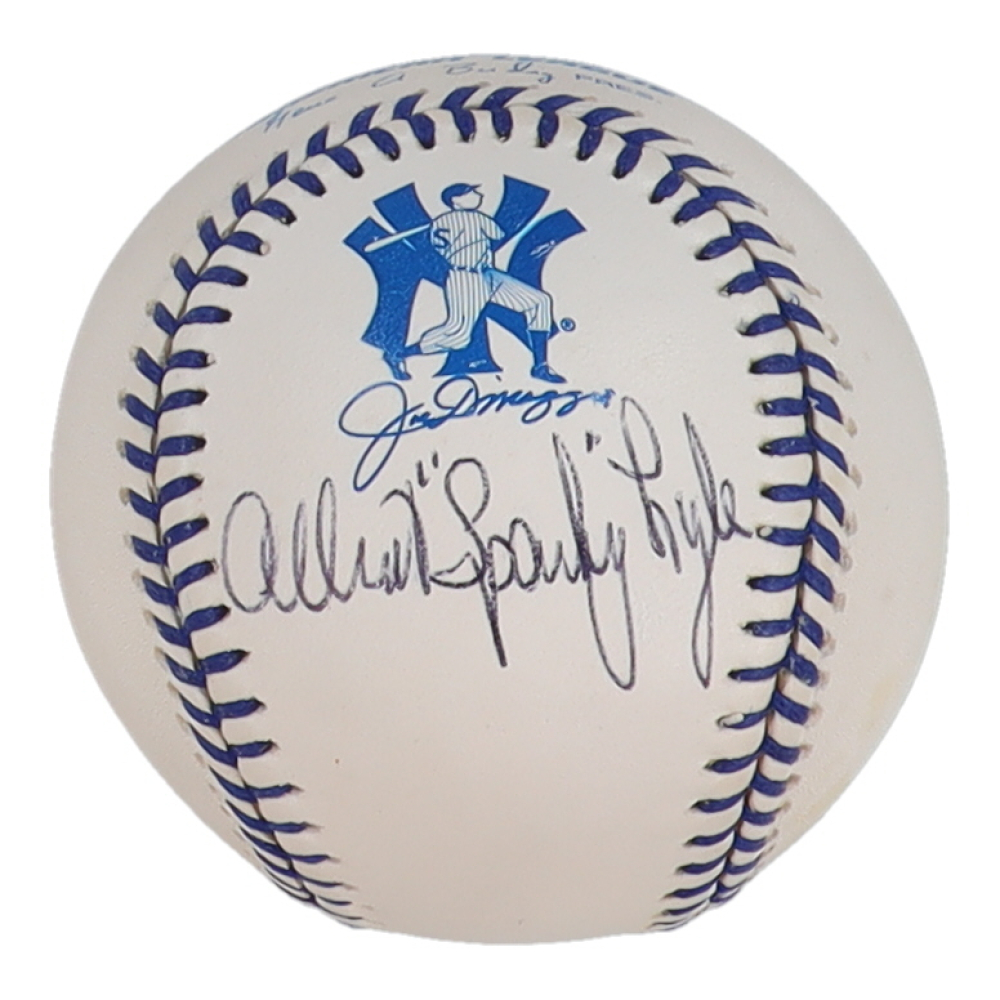 Albert "Sparky" Lyle Signed OAL Joe DiMaggio Commemorative Logo ...