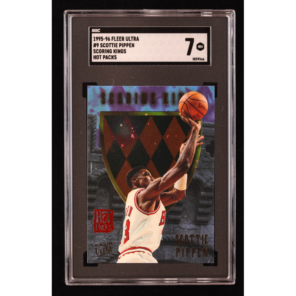 Scottie Pippen 1995-96 Ultra Scoring Kings Hot Pack #9 (SGC 7 ...