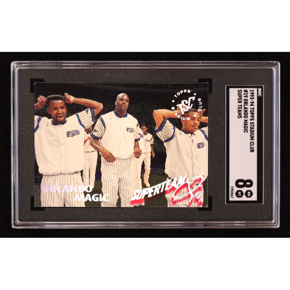 Orlando Magic 1993-94 Stadium Club Super Teams #19 (SGC 8) | Pristine ...