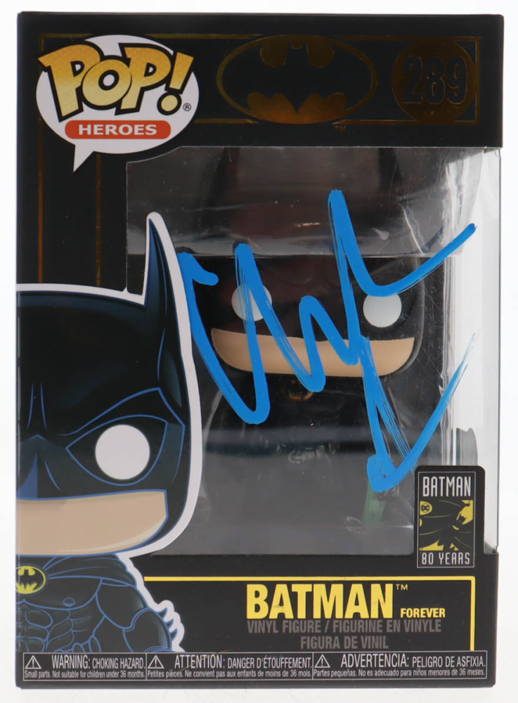 Christian Bale Signed Batman #289 Batman Forever Funko Pop! Vinyl ...