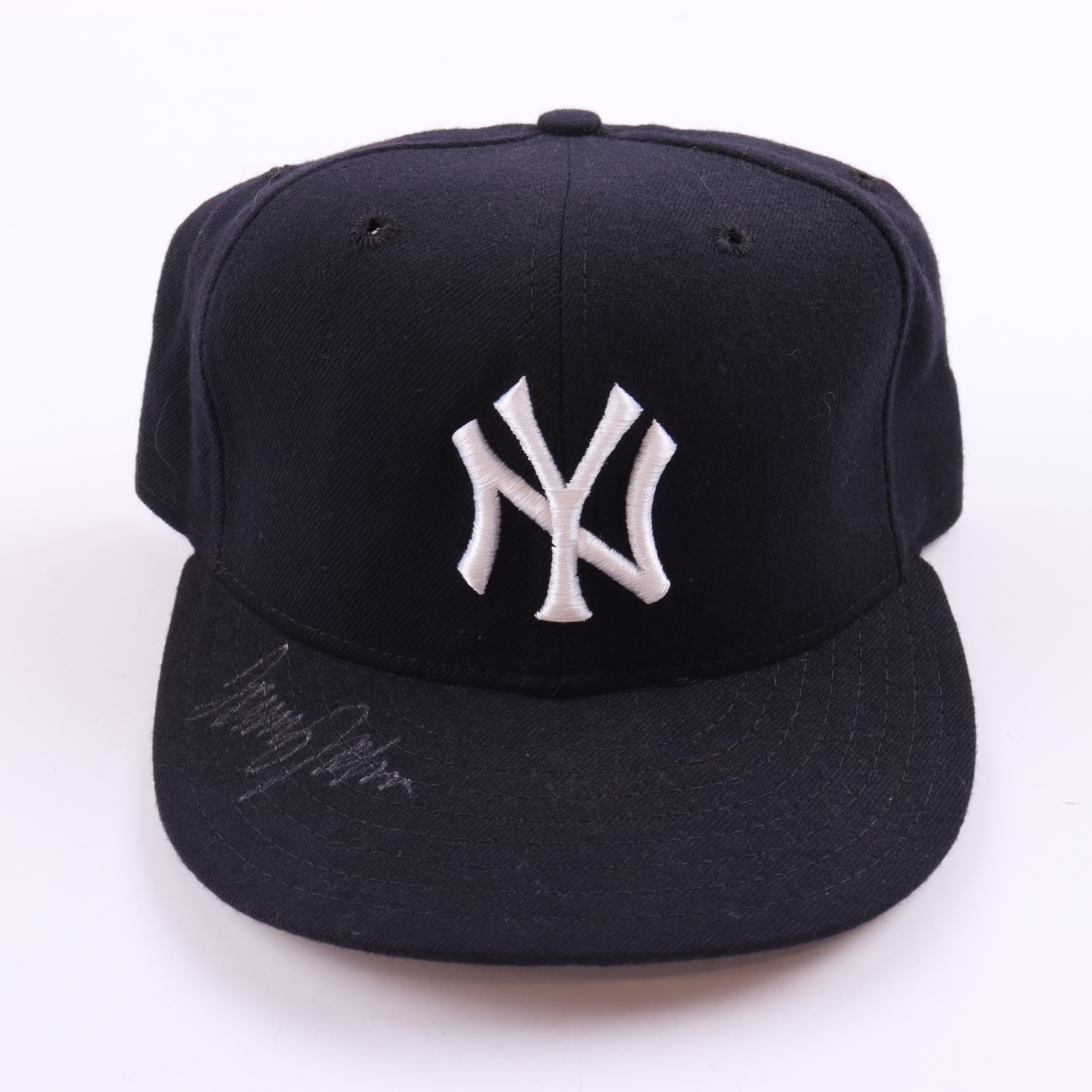 Tommy John, Rick Cerrone & Ed Figueroa Signed Yankees New Era Fitted ...