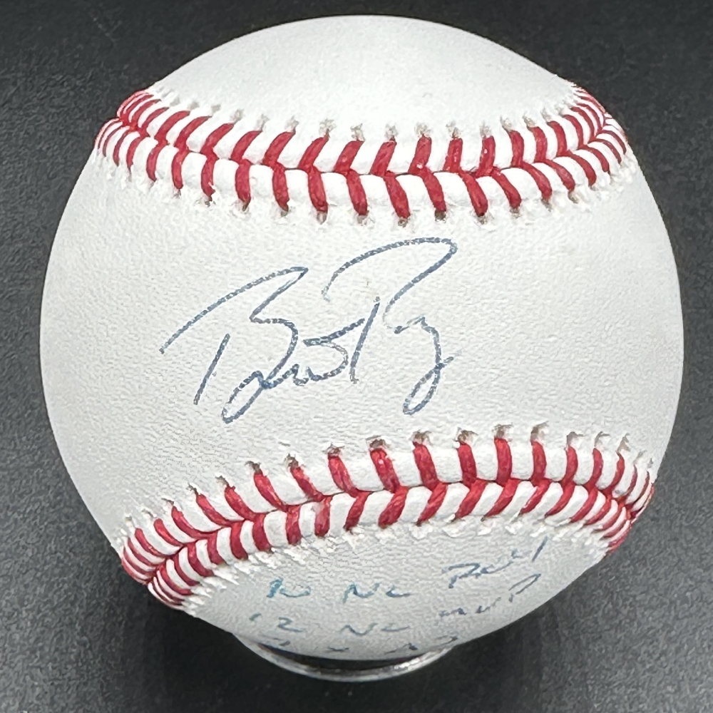 Buster Posey Signed OML Baseball with (4) Career Stat Inscriptions (MLB ...