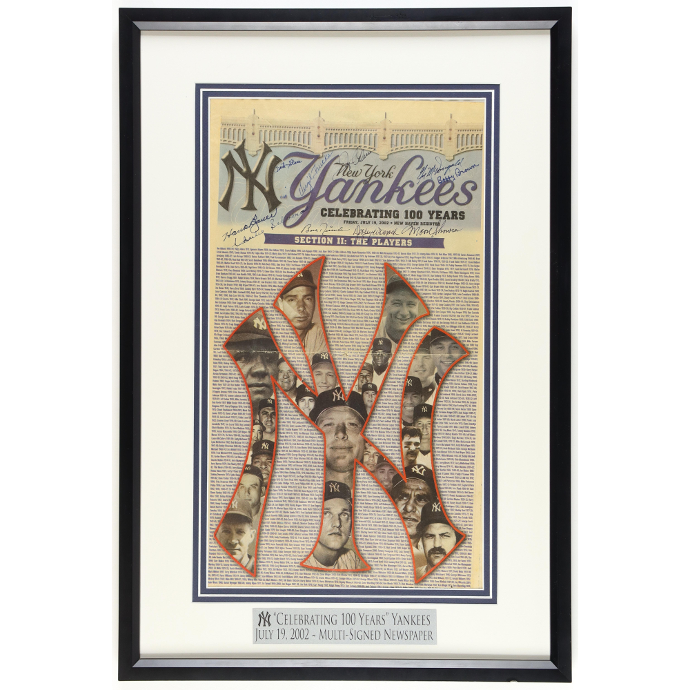New York Yankees Stars "New York Yankees - Celebrating 100 Years" 20x29 ...