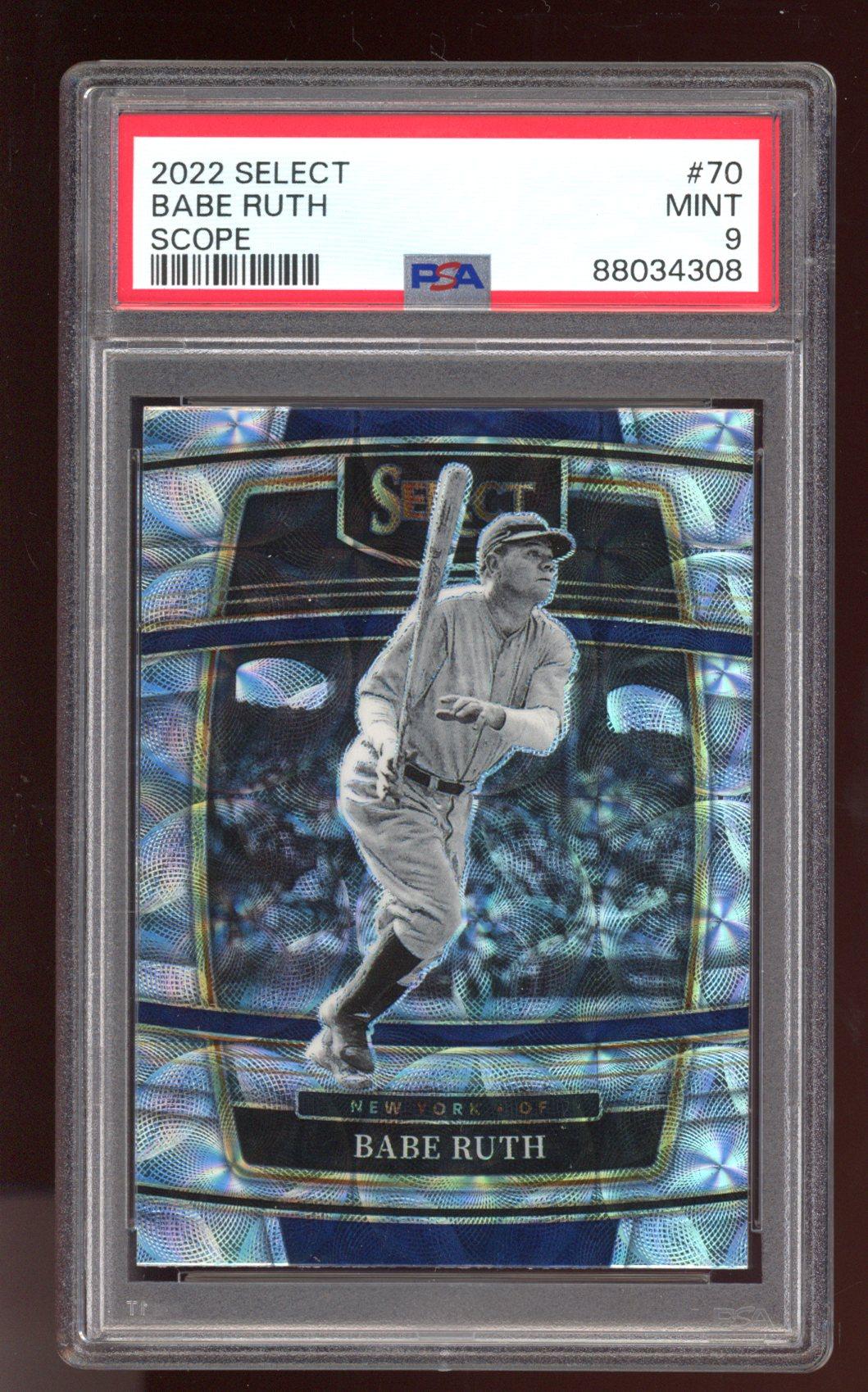 Babe Ruth 2022 Select Scope #70 (PSA 9) | Pristine Auction