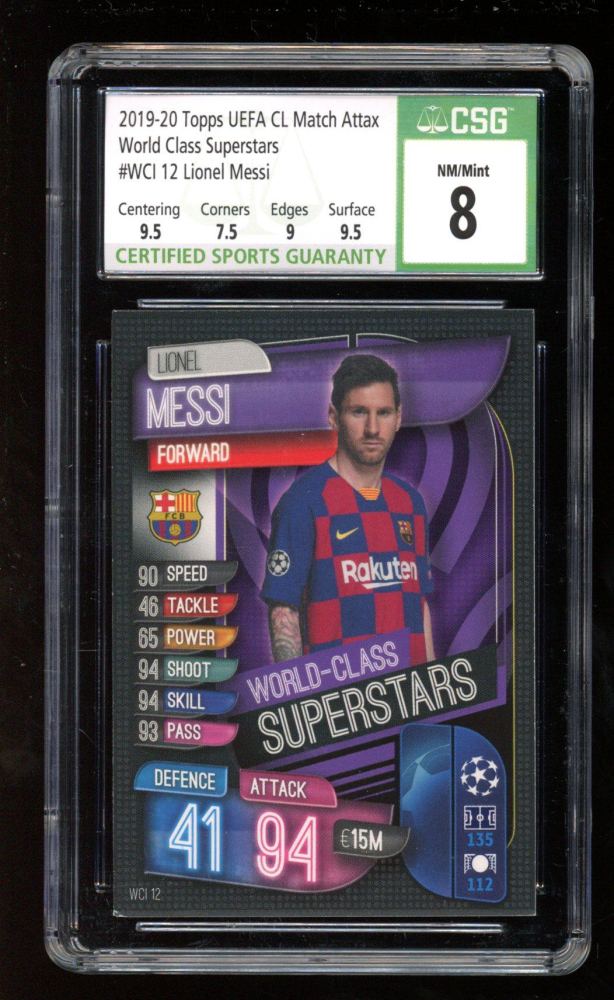 Lionel Messi 2019-20 Topps Match Attax UEFA Champions League World ...