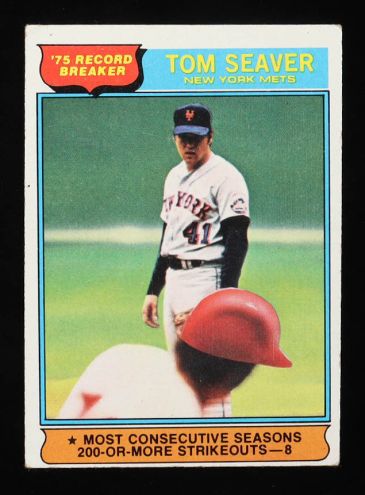 Tom Seaver 1976 Topps #5 RB | Pristine Auction