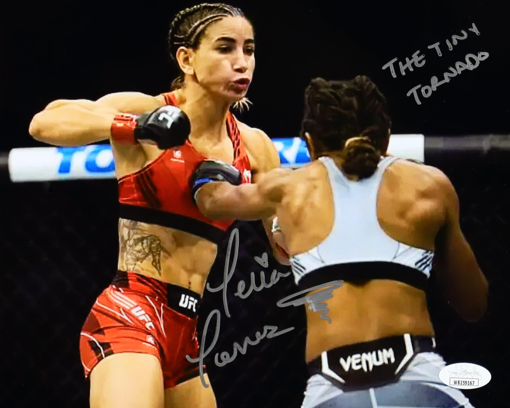 Tecia Torres Signed UFC 8x10 Photo Inscribed "The Tiny Tornado" (JSA ...