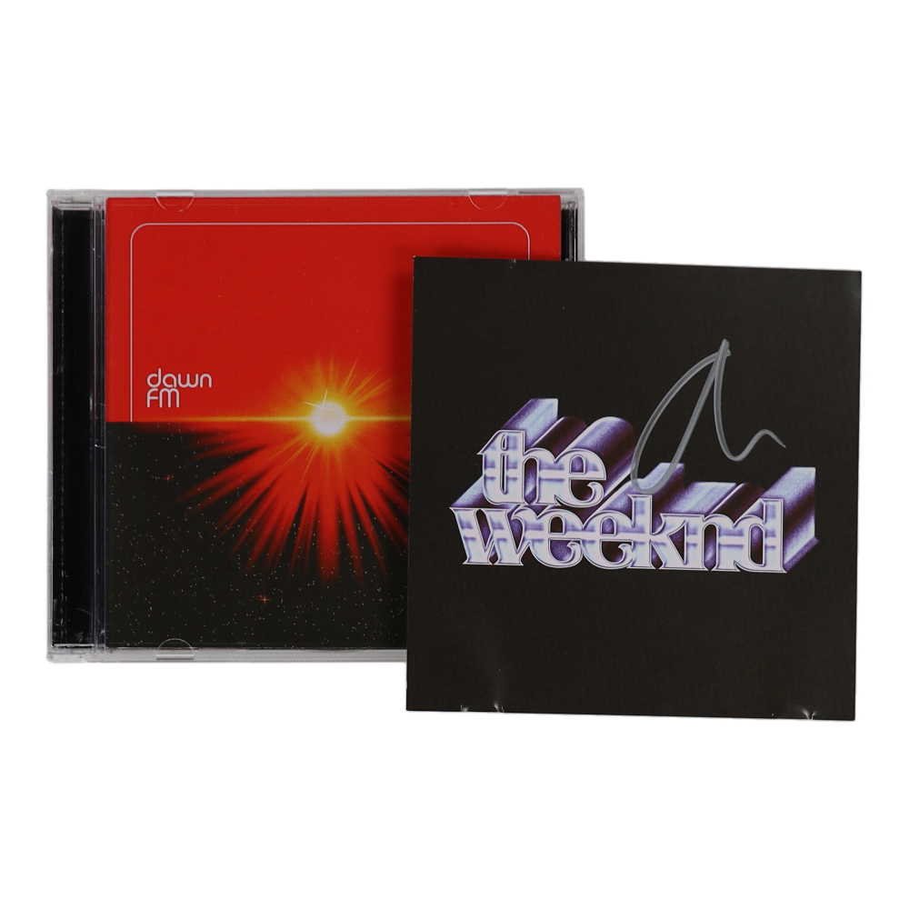 The Weeknd Signed "Dawn FM" CD Album Insert (ACOA) | Pristine Auction