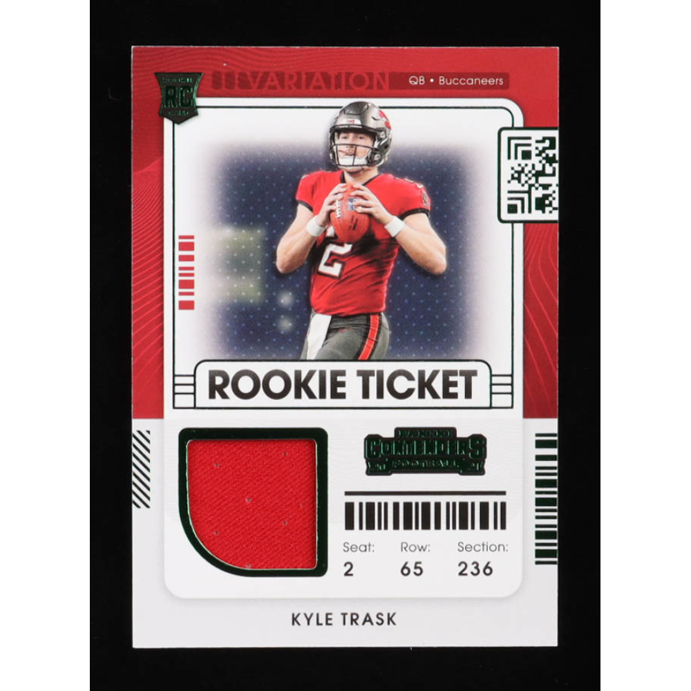 Kyle Trask 2021 Panini Contenders Rookie Ticket Swatches #21 RC ...