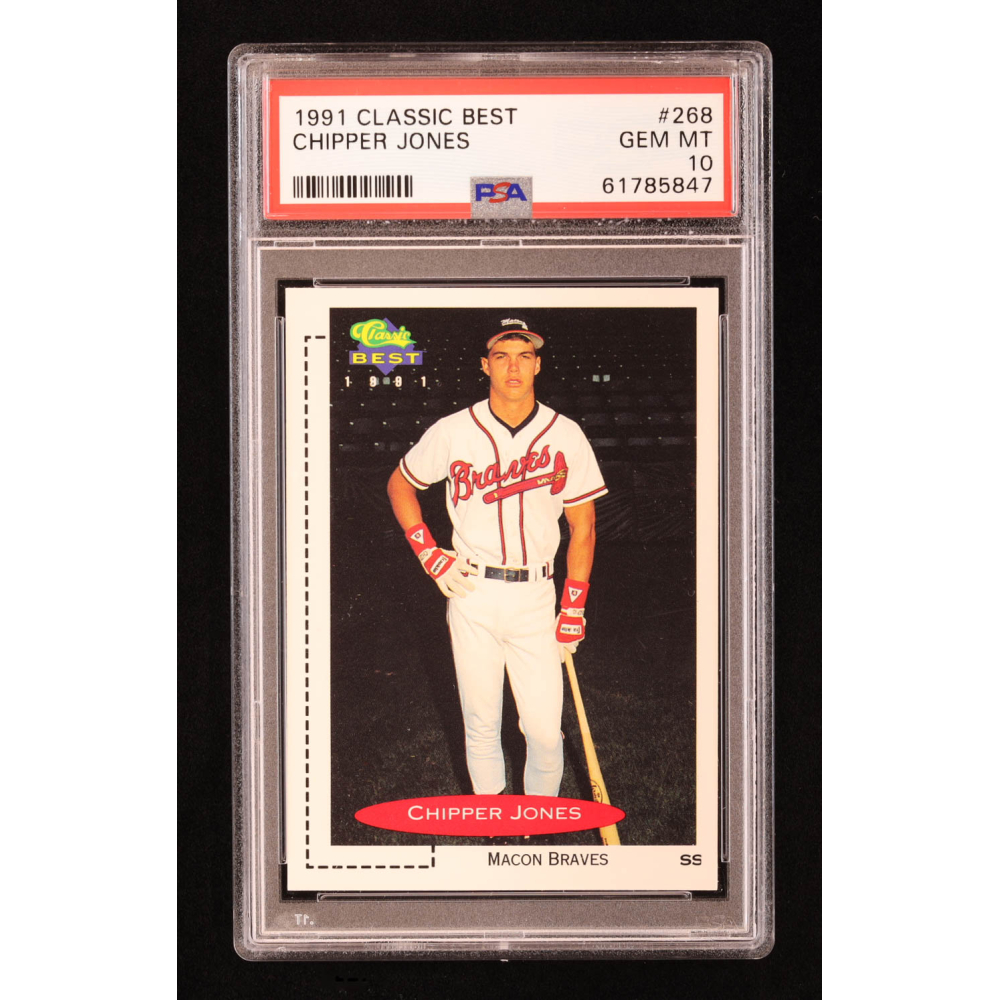 Chipper Jones 1991 Classic/Best #268 RC (PSA 10) | Pristine Auction