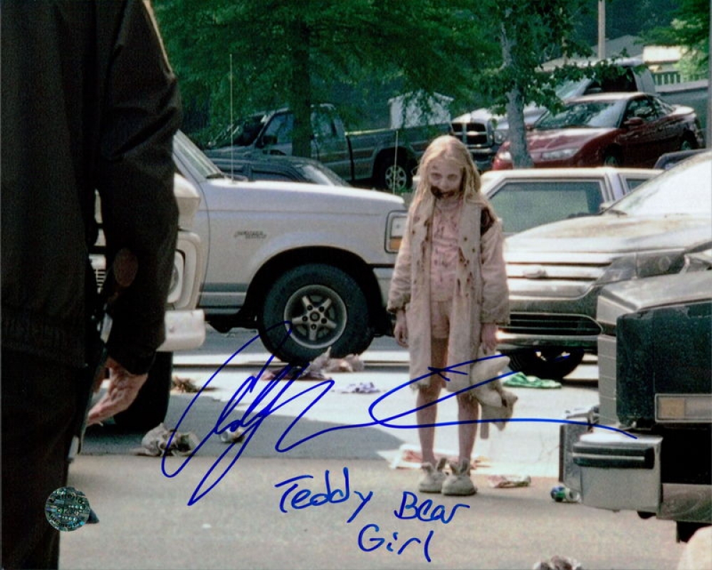 Addy Miller Signed "The Walking Dead" 8x10 Photo Inscribed "Teddy Bear ...