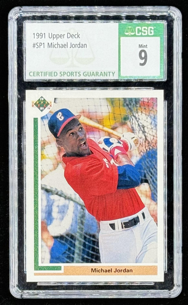 Michael Jordan 1991 Upper Deck #SP1 SP RC (CSG 9) | Pristine Auction