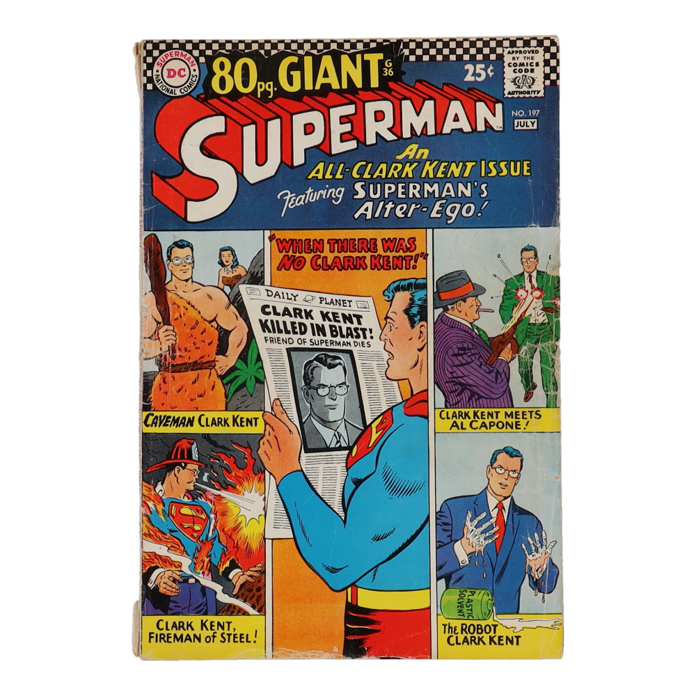 1967 "Superman" Issue #197 DC Comic Book | Pristine Auction