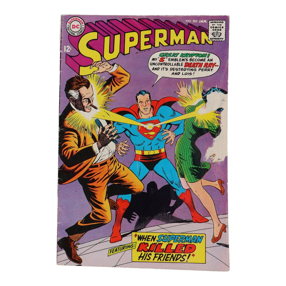 1968 "Superman" Issue #203 DC Comic Book | Pristine Auction