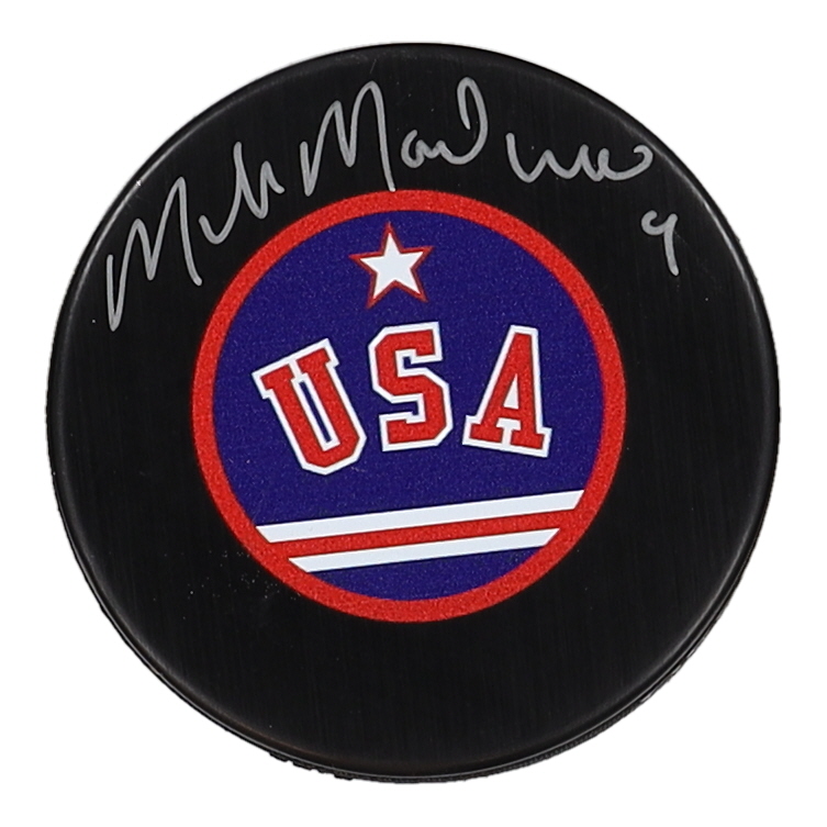 Mike Modano Signed Team USA Logo Hockey Puck (COJO) | Pristine Auction