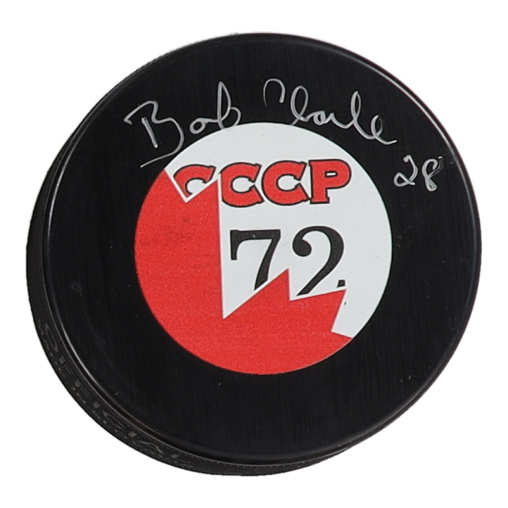 Bobby Clarke Signed 1972 Summit Series Logo Hockey Puck (COJO ...