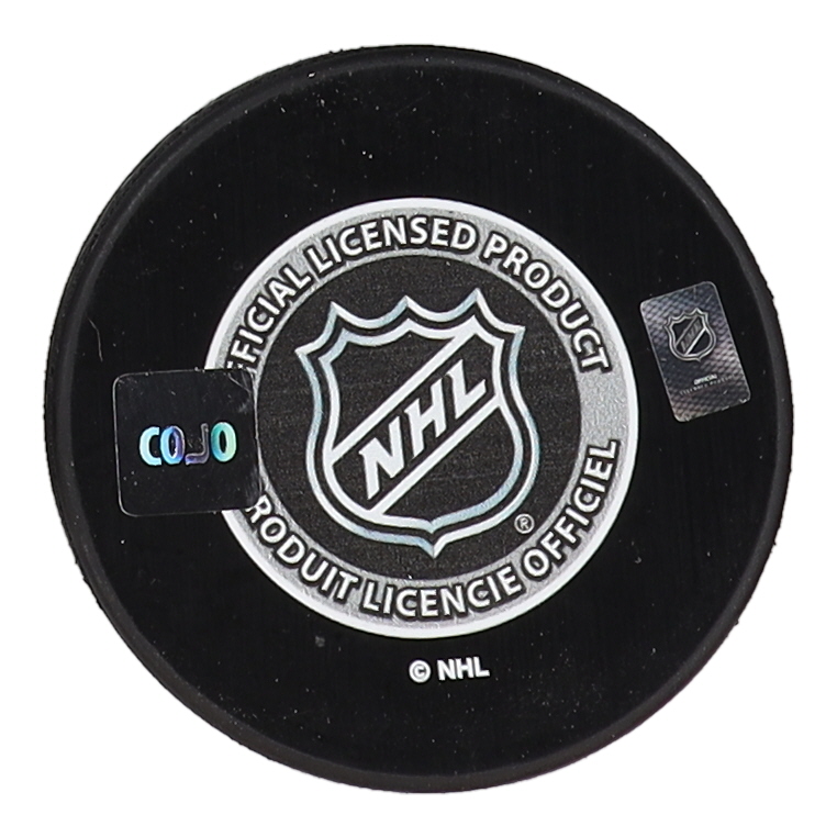 Tom Barrasso Signed Penguins Logo Hockey Puck (COJO) | Pristine Auction