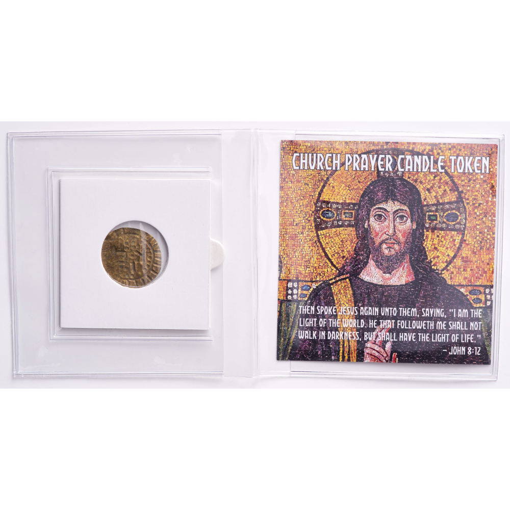 Church Prayer Candle Token with Album | Pristine Auction