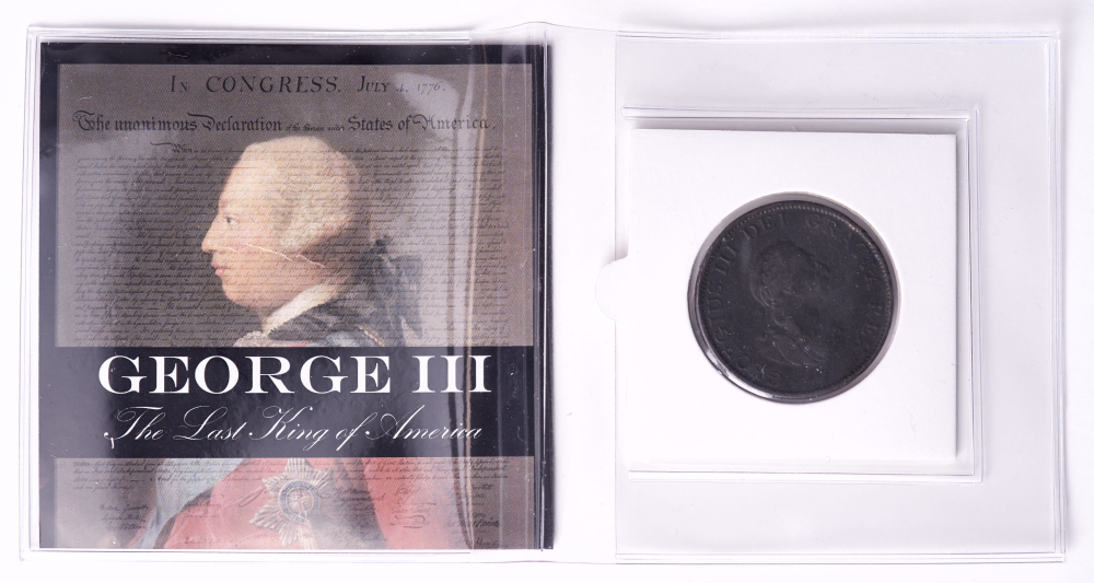 The Last King of America: George III Coin with Album | Pristine Auction