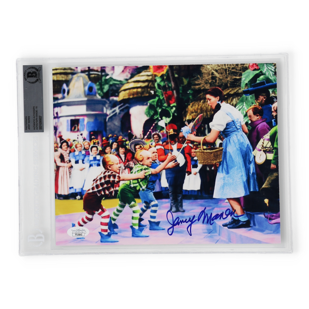 Jerry Maren Signed "The Wizard of Oz" 8x10 Photo (BGS & JSA) | Pristine ...