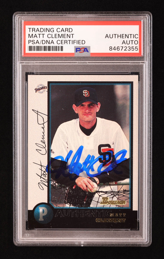 Matt Clement Signed 1998 Bowman #188 RC (PSA) | Pristine Auction