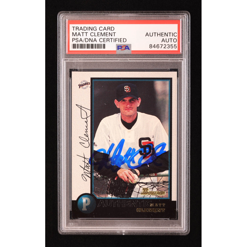 Matt Clement Signed 1998 Bowman #188 RC (PSA) | Pristine Auction