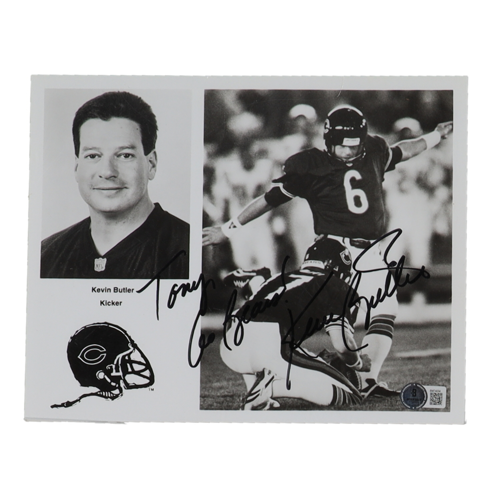 Kevin Butler Signed Bears 8x10 Photo Inscribed "Go Bears!" (Beckett ...