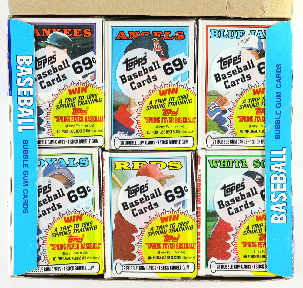 1988 Topps Baseball Cello Box of (24) Packs | Pristine Auction