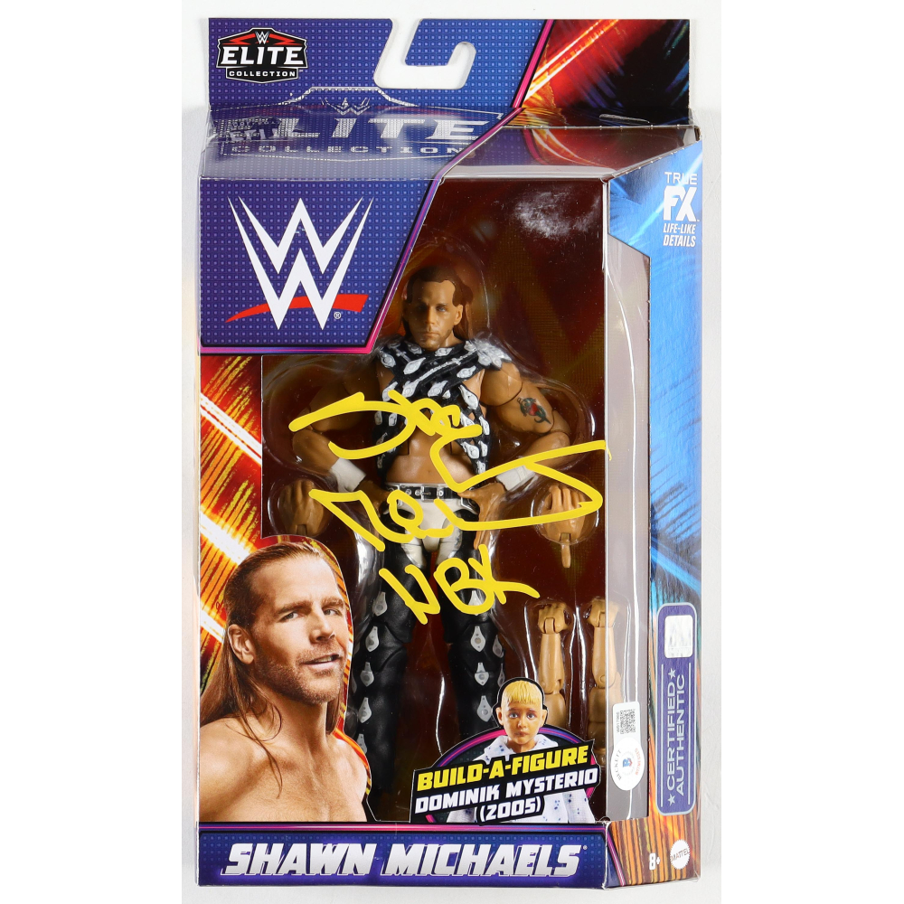 Shawn Michaels Signed WWE Action Figure Inscribed "HBK" (Beckett ...