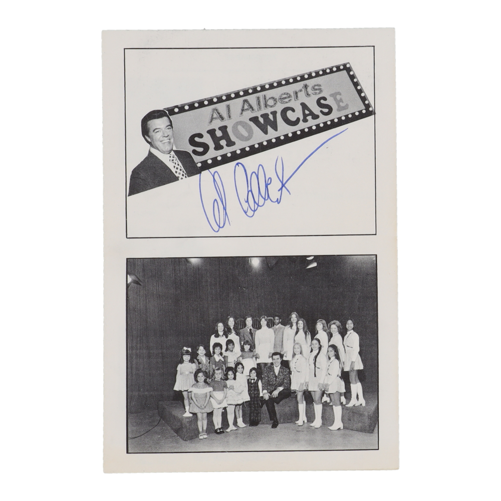 Al Alberts Signed "Al Alberts Showcase" 6x8 Mail Order Form (Beckett ...