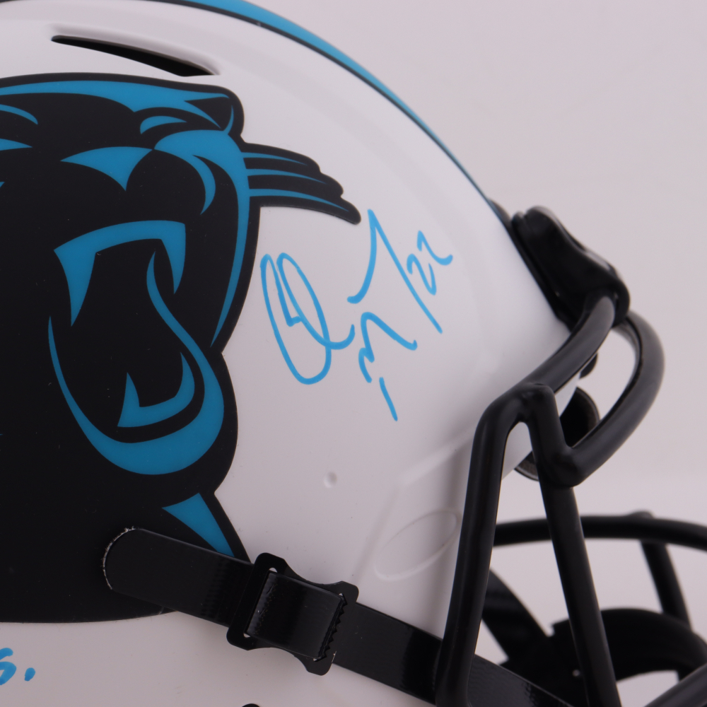 Christian McCaffrey Signed Panthers Full-Size Authentic On-Field Lunar ...