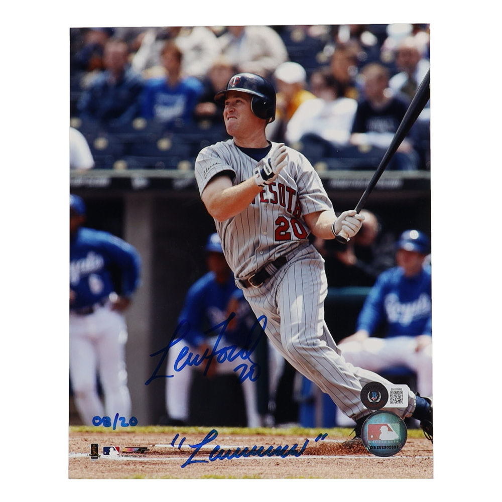 Lew Ford Signed LE Twins 8x10 Photo Inscribed "Lewwwwwww" (Beckett ...