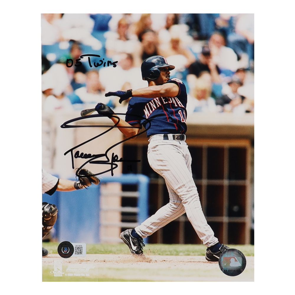 Jacque Jones Signed Twins 8x10 Photo Inscribed "05 Twins" (Beckett ...