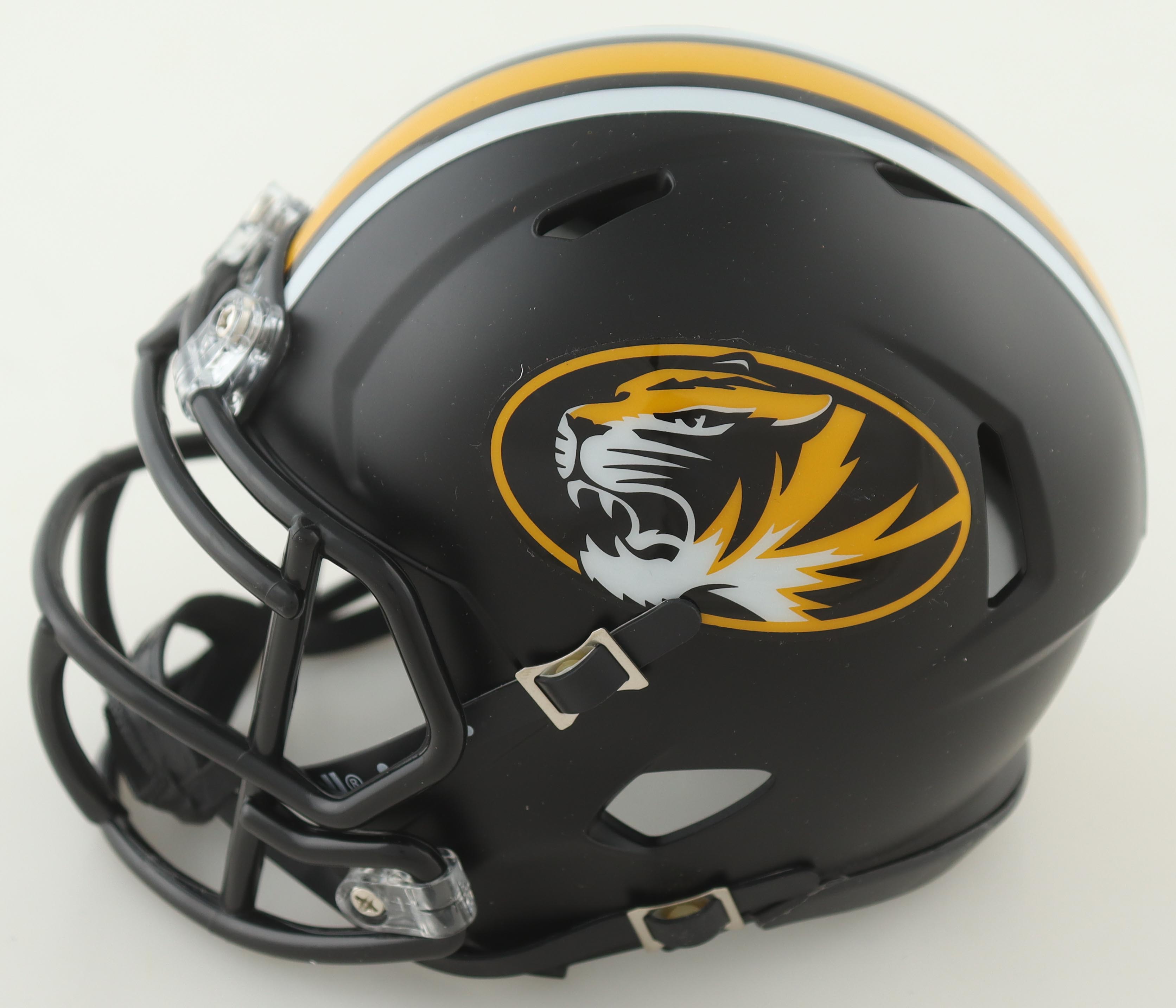 Cody Schrader Signed Missouri Tigers Speed Mini Helmet (Beckett ...