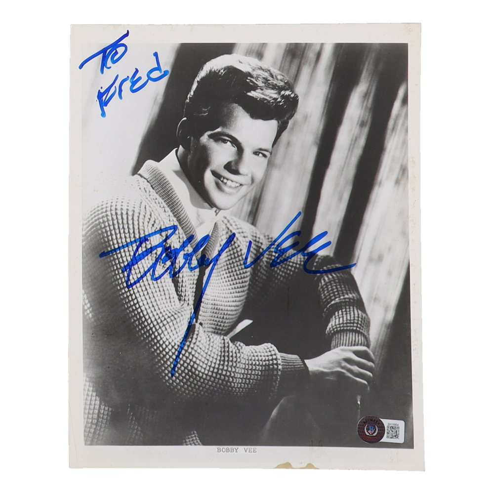 Bobby Vee Signed 8x10 Photo (Beckett) | Pristine Auction