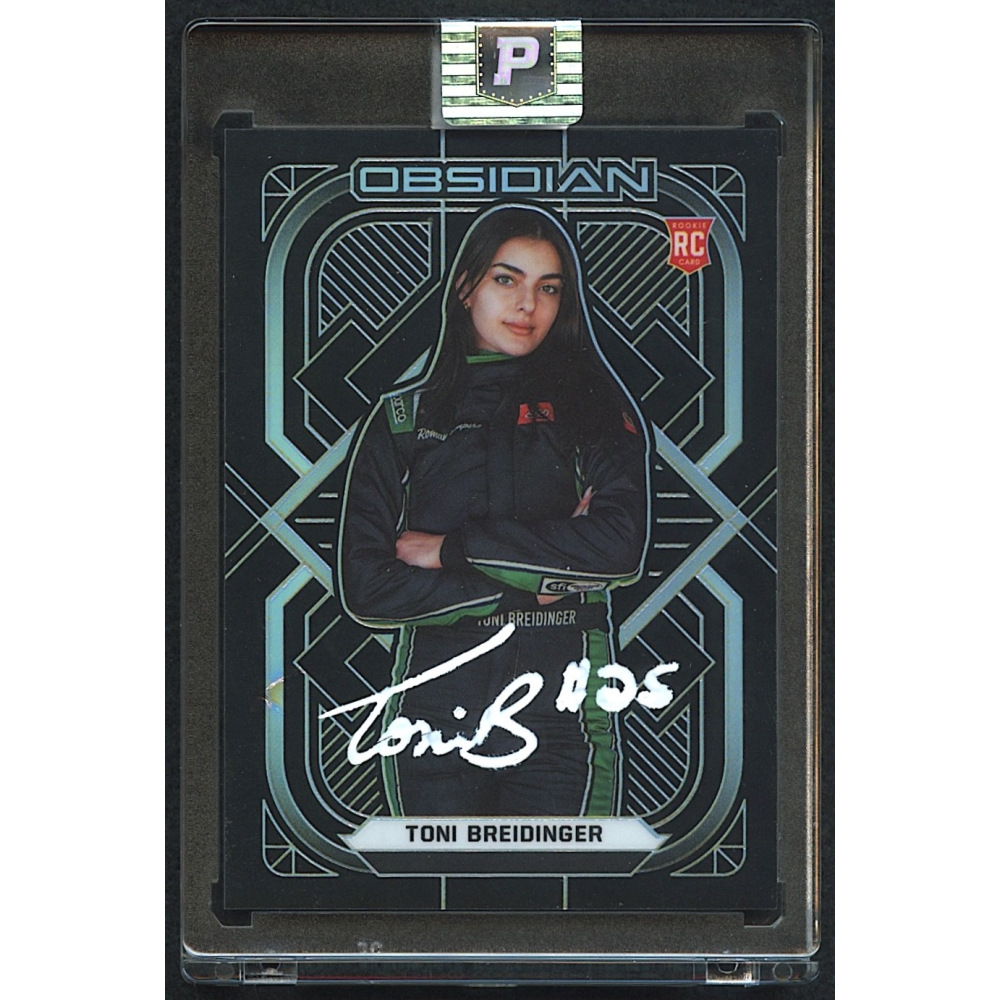 Toni Breidinger Signed 2022 Panini Chronicles Obsidian #9 RC (PA ...