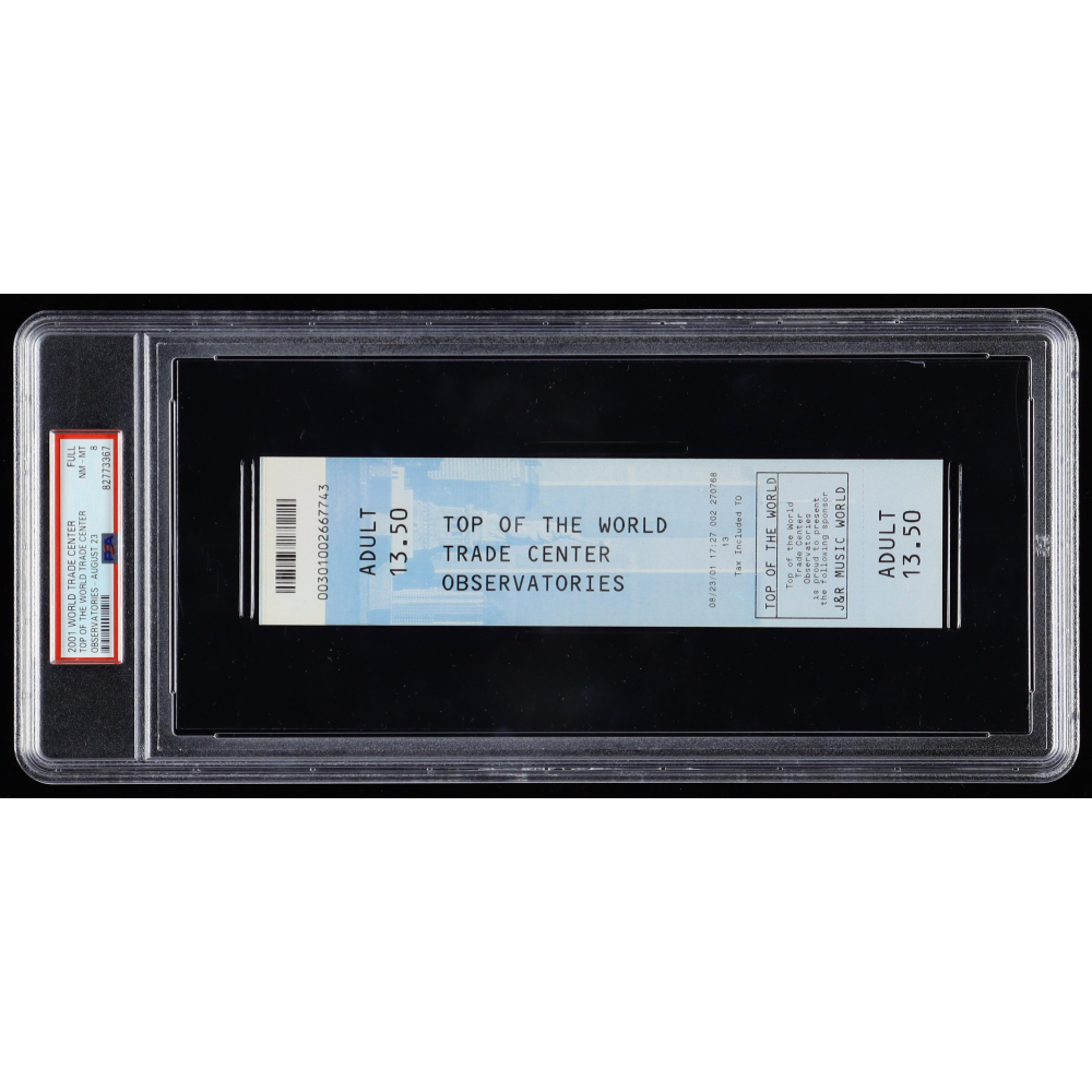 "Top of the World Trade Center" Observatories August 23rd, 2001 Full ...