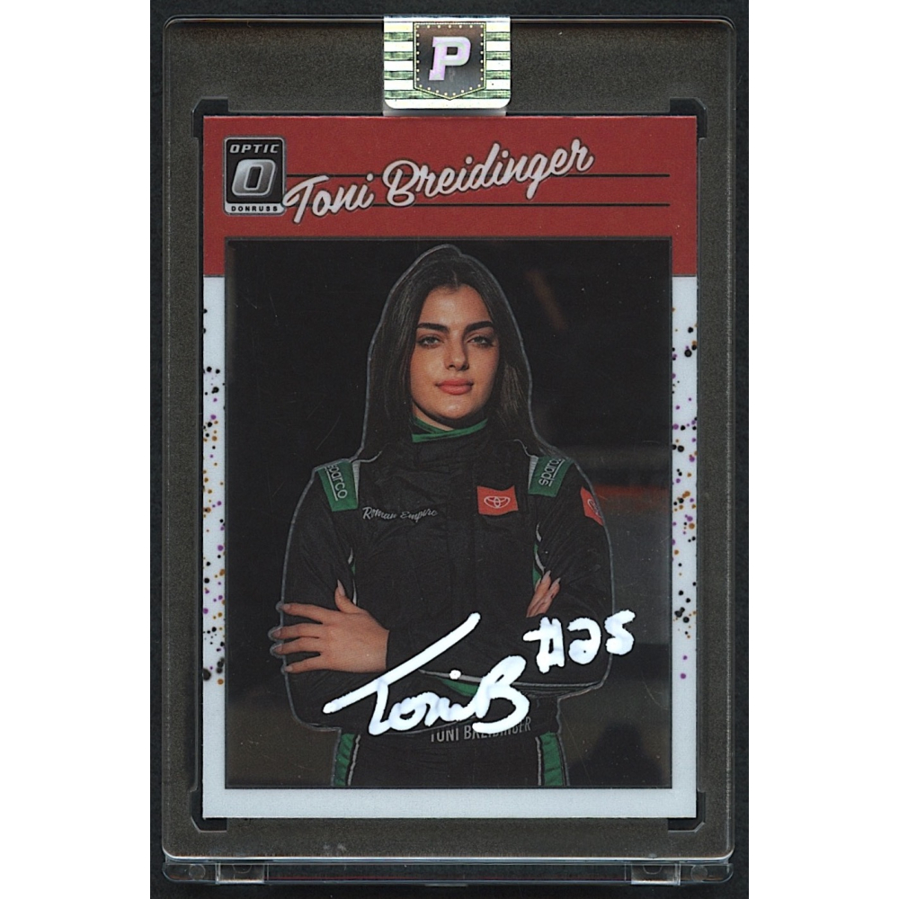 Toni Breidinger Signed 2023 Donruss Optic #99 RETRO (PA Encapsulated) | Pristine Auction