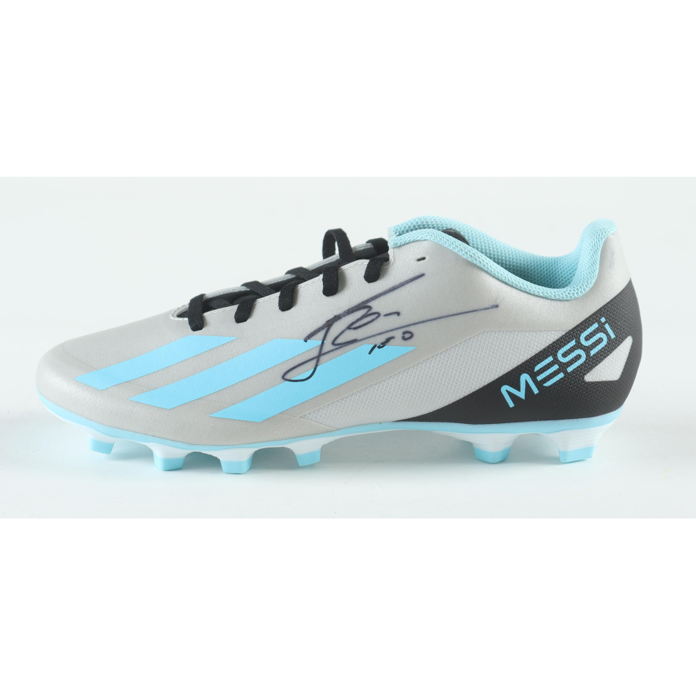 Lionel Messi Signed Adidas X Crazyfast Messi.4 Cleat Inscribed "LEO ...