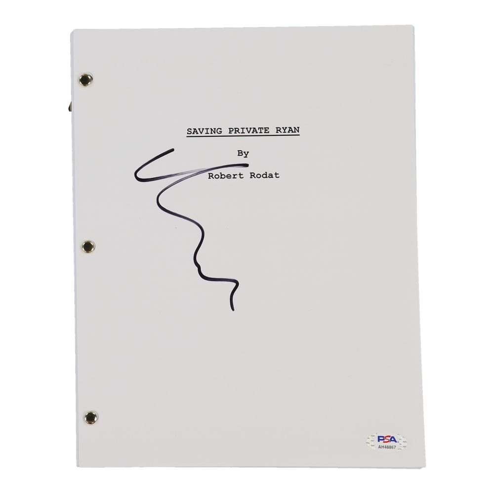 Matt Damon Signed "Saving Private Ryan" Movie Script (PSA) | Pristine ...