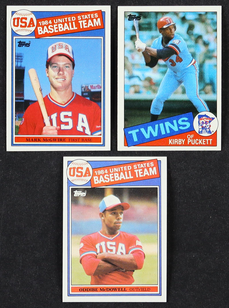 1985 Topps Baseball Complete Set of (792) Cards with Mark McGwire #401 ...