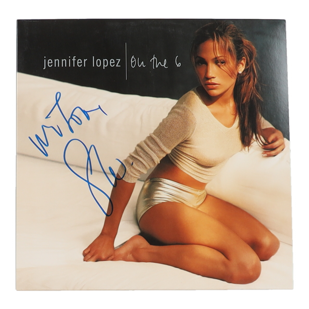 Jennifer Lopez Signed "On The 6" Vinyl Record Album Cover (JSA) | Pristine Auction