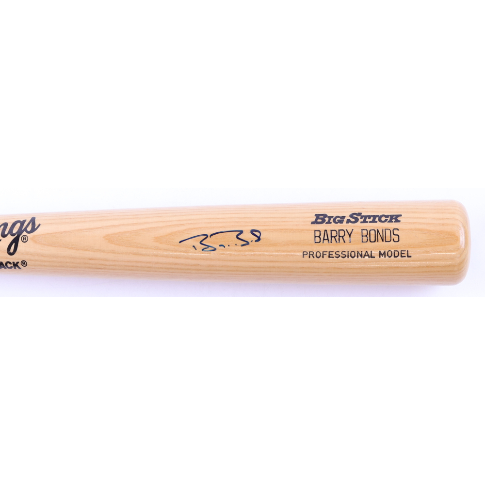 Barry Bonds Signed Rawlings Big Stick Player Model Baseball Bat ...