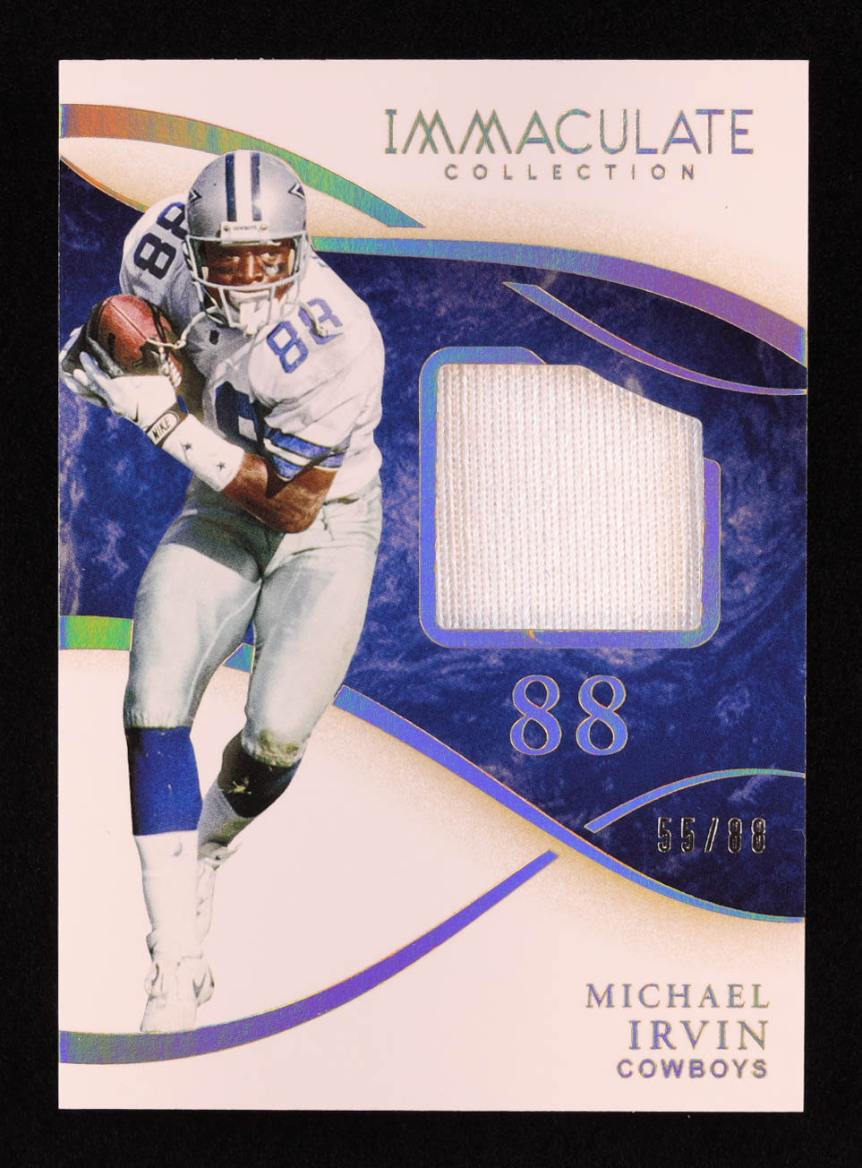 Michael Irvin 2020 Immaculate Collection Immaculate Numbers Memorabilia ...